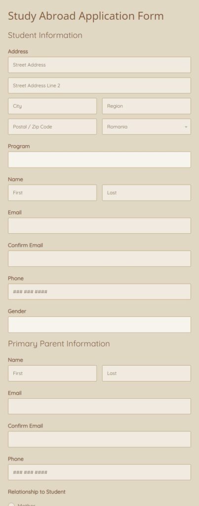 Free School Application Form Templates | 123FormBuilder